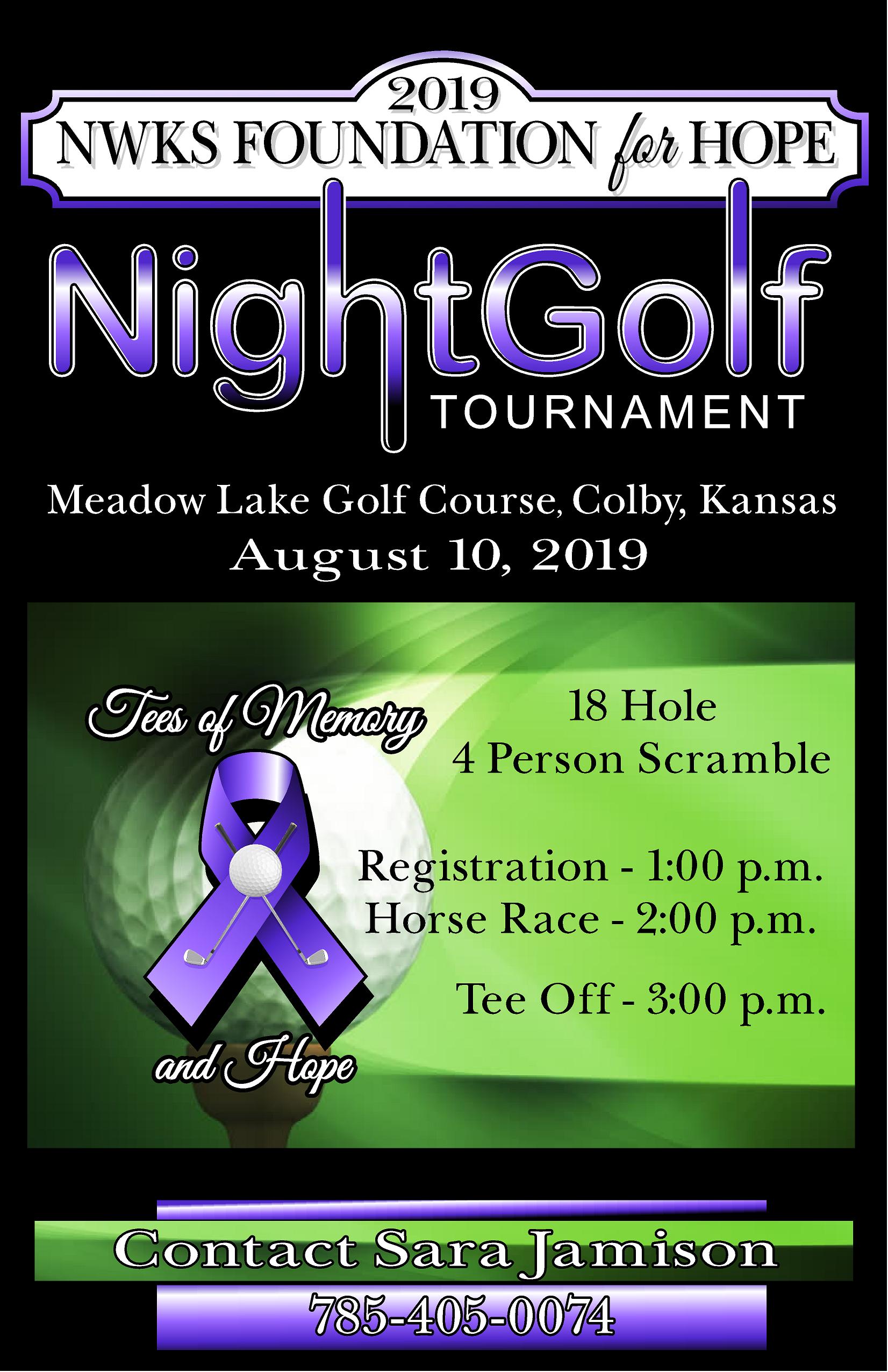 2019 Colby Night Golf Tournament – Northwest Kansas Foundation for Hope